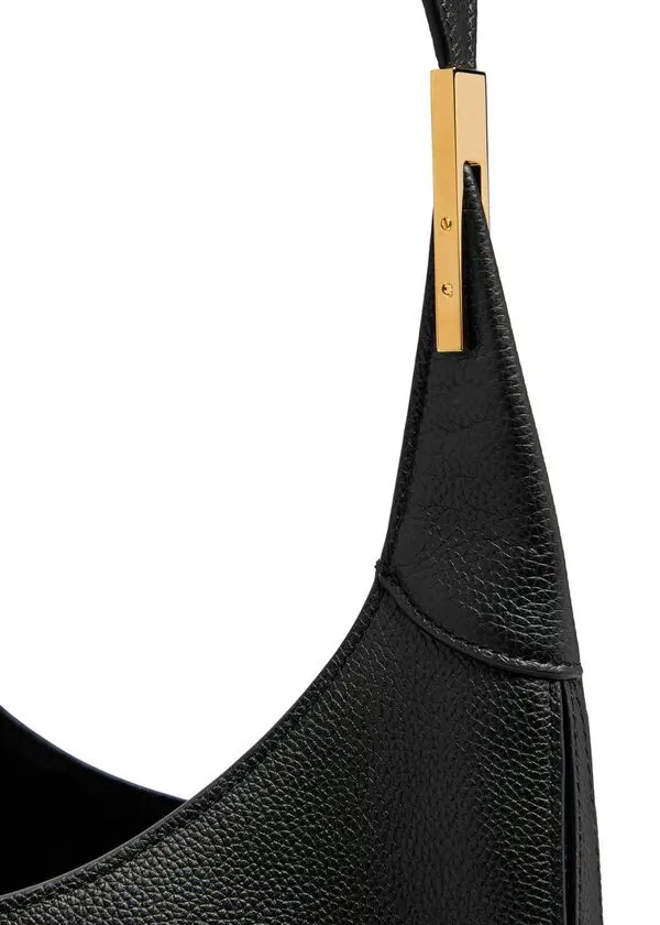Savette Florence Leather Hobo Bag - Black