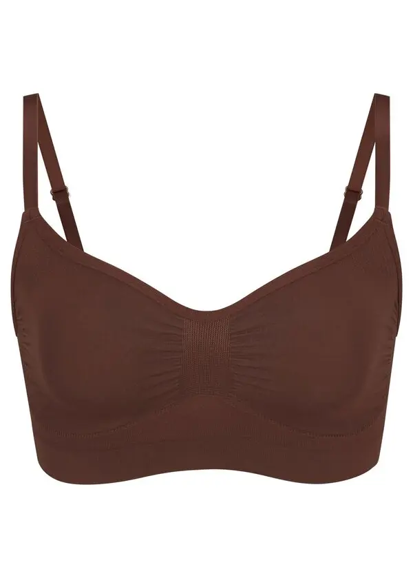 SKIMS Seamless Sculpt Bralette - Brown