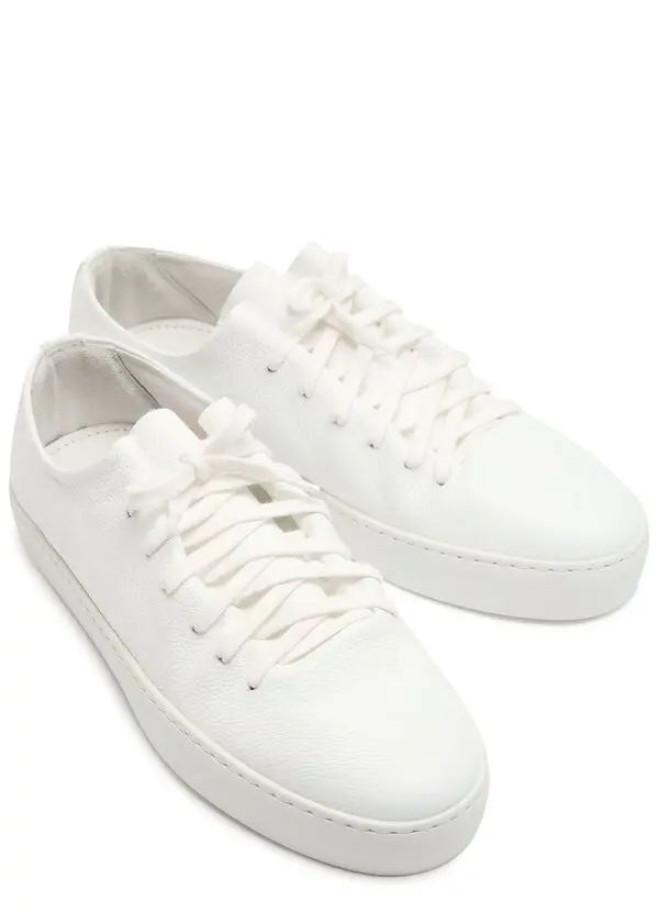 JAK Grained Leather Sneakers