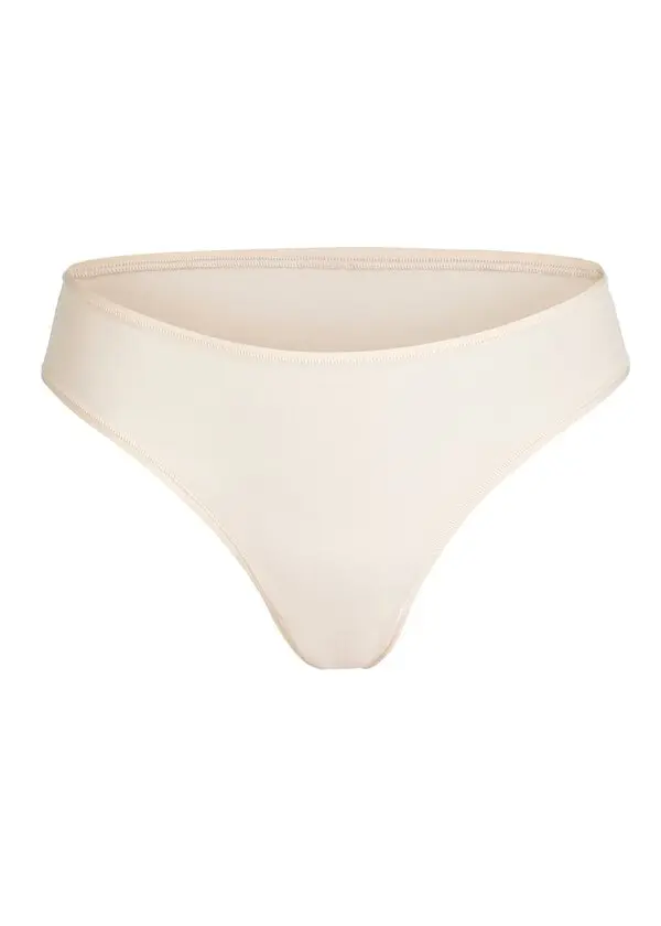 SKIMS Stretch-jersey Cheeky Briefs - Cream