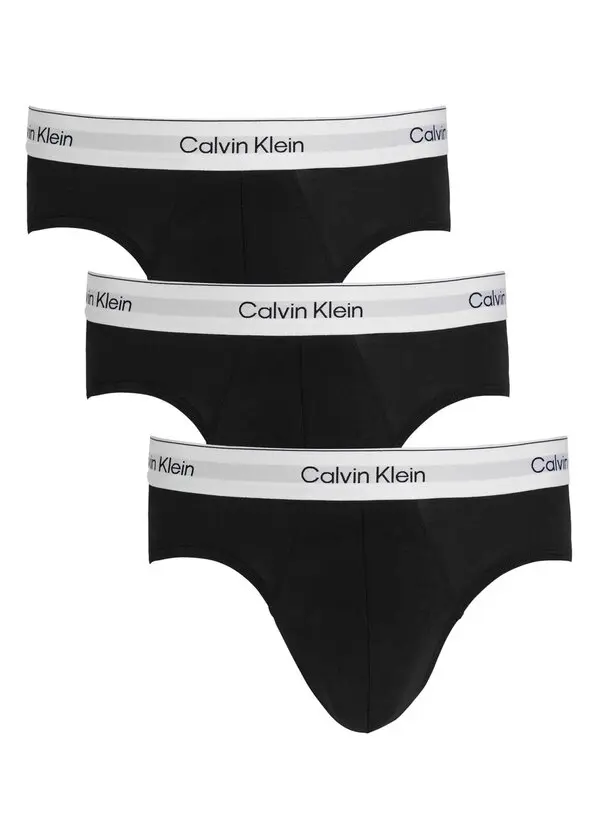 Calvin Klein Icon Stretch-cotton Briefs - Black