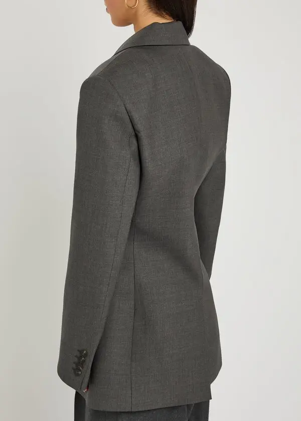 RÓHE Double-breasted Stretch-wool Blazer