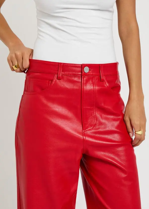 RÓHE Wide-leg Leather Trousers