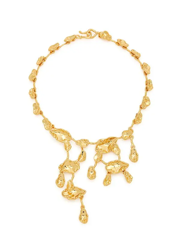 Alexis Bittar Brut 14kt-plated Necklace - Gold