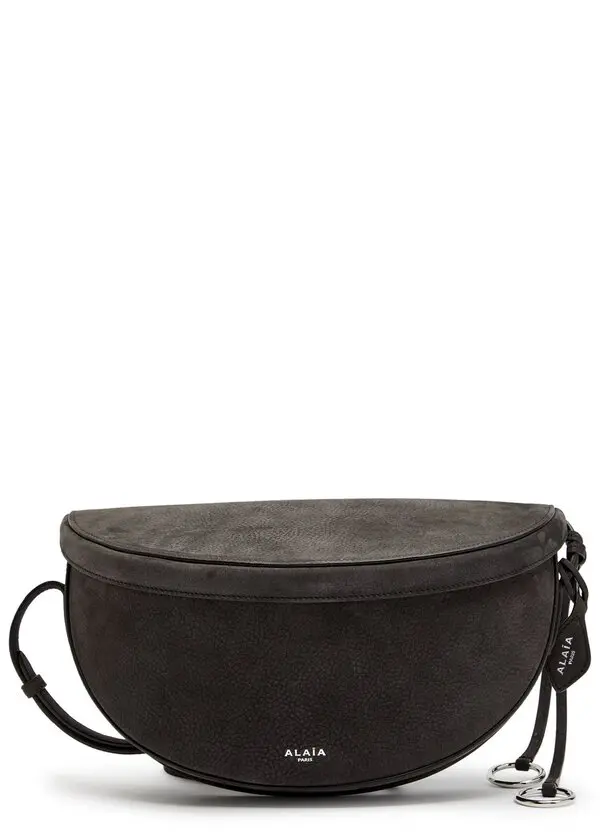 Alaïa Grained Nubuck Cross-body Bag - Grey