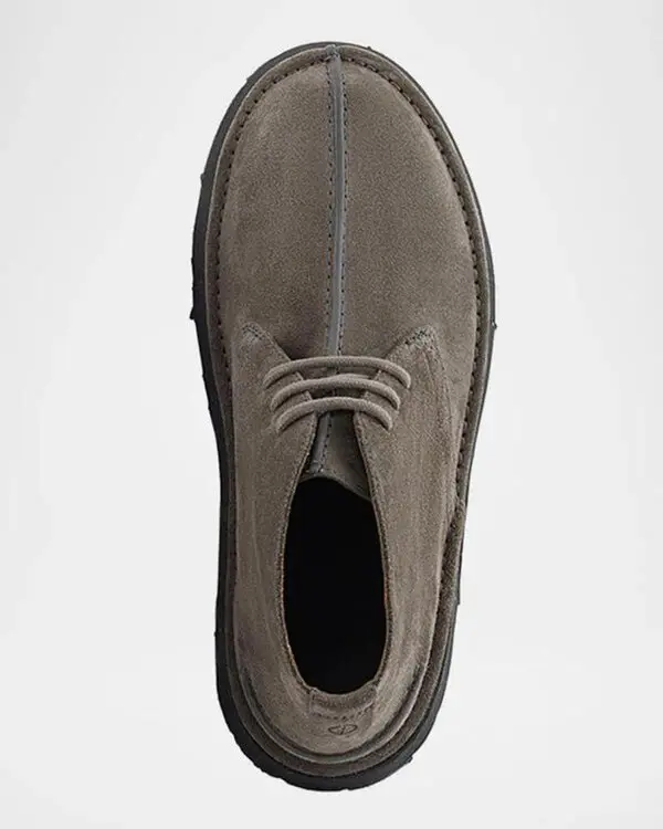Giorgio Armani Suede Chukka Boots - Tan