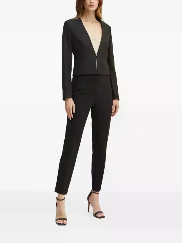 BOSS Cropped V-neck Jacket