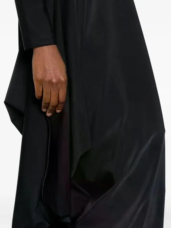ALAINPAUL Draped Asymmetric Dress