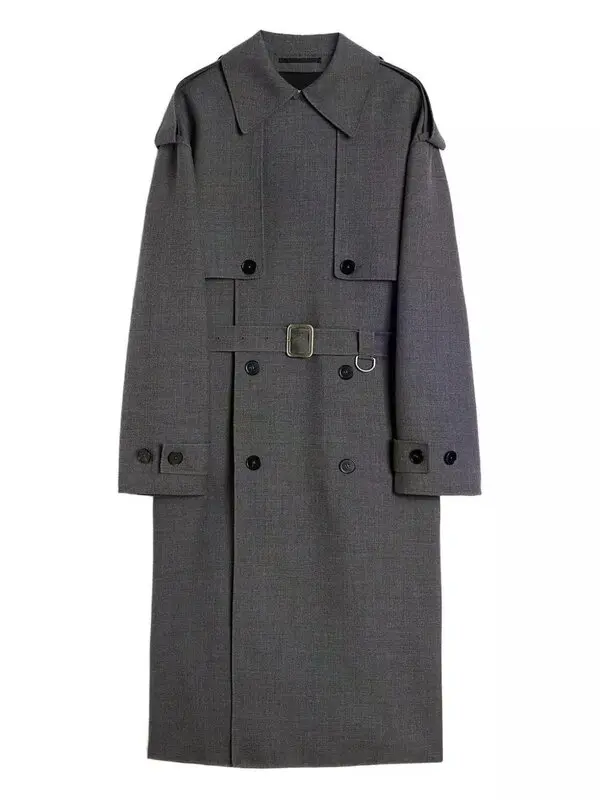 JIL SANDER Double-breasted Belted Coat