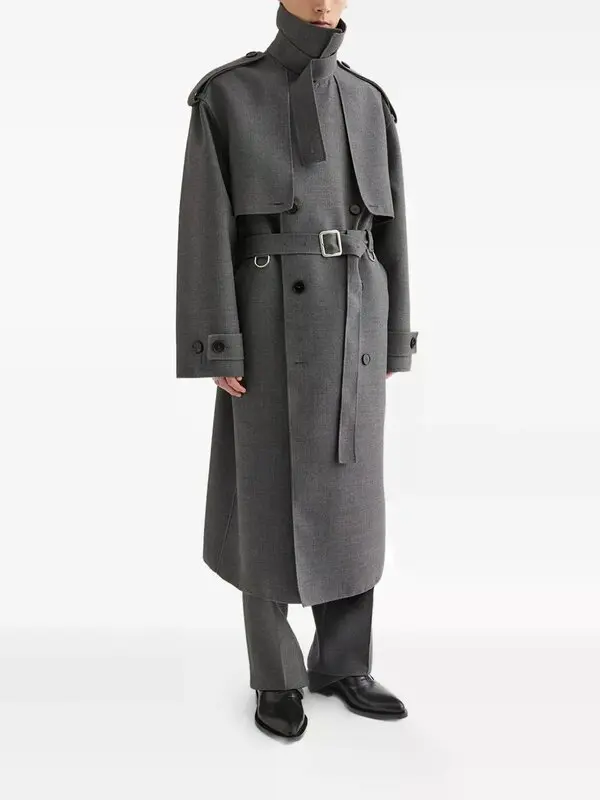 JIL SANDER Double-breasted Belted Coat