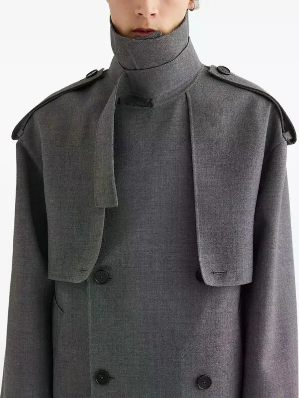 JIL SANDER Double-breasted Belted Coat