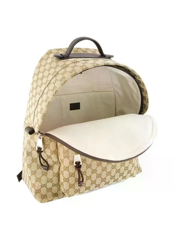 Gucci Gg Monogram Backpack