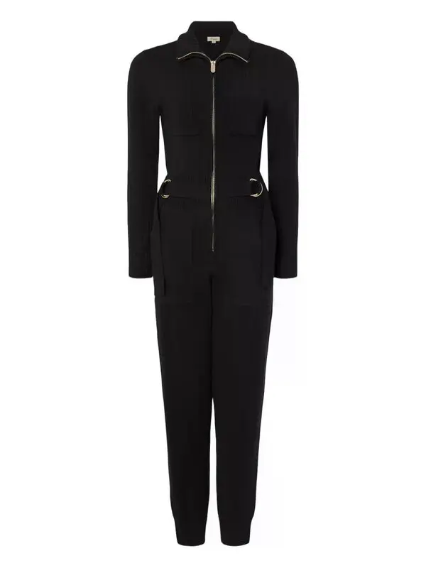 TEMPERLEY LONDON Napoleon Knit Jumpsuit - Black