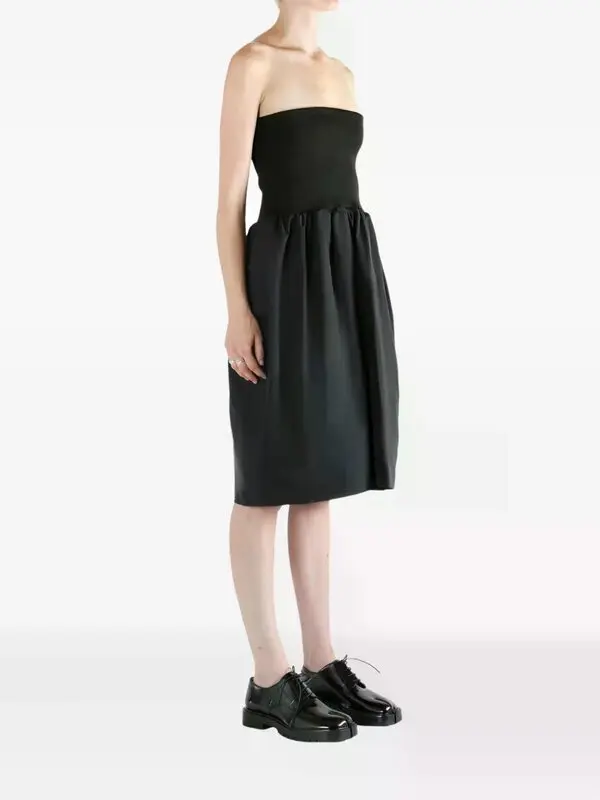 AMOMENTO Side-pocket Midi Dress
