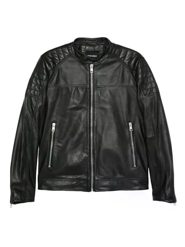 ANTONY MORATO Quilted Leather Jacket