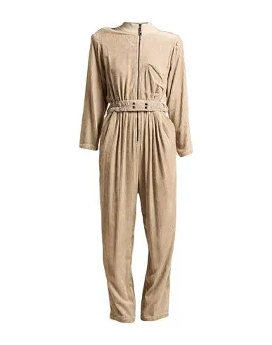 EMMA & GAIA Corduroy Jumpsuit - Beige