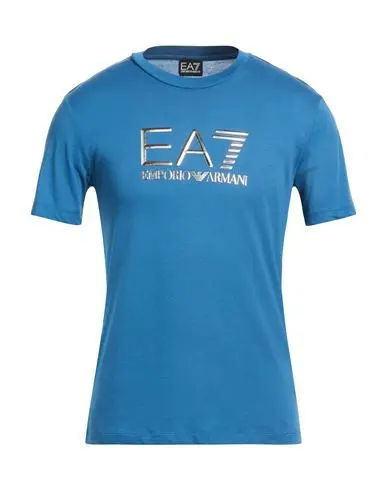 EA7 T-shirt Slate Size Cotton - Blue
