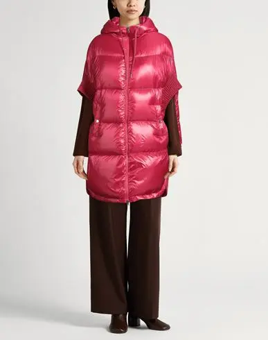 Herno Quilted Down Coat With Knit Details