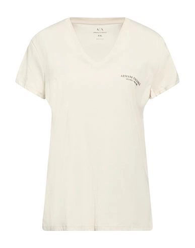 Armani Exchange Cotton Jersey T-shirt - Beige