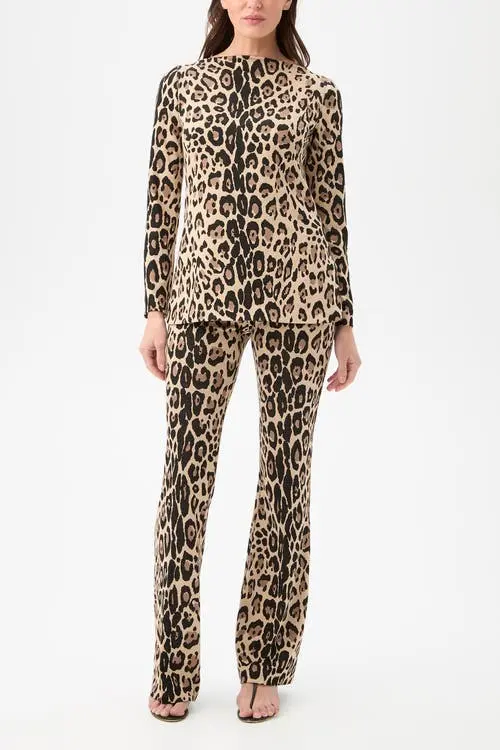 Trina Turk Legend Leopard Print Top
