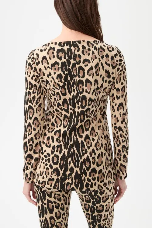 Trina Turk Legend Leopard Print Top
