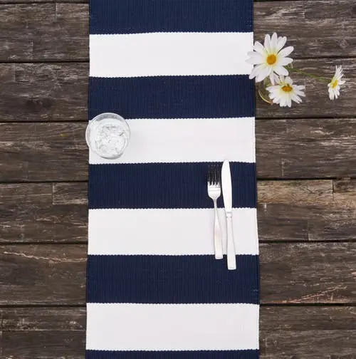 C&F HOME Cabana Stripes Runner Collection - Blue