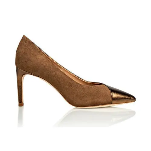 JOAN OLOFF SHOES Dominique Pump - Bronze