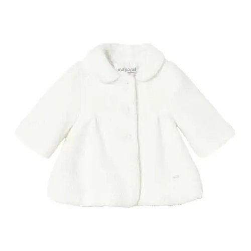 MAYORAL Textured Terry Cloth Coat