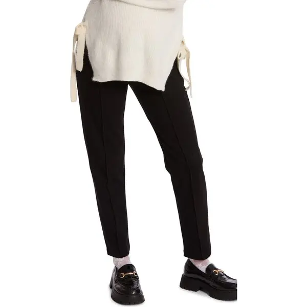 CACHE COEUR Clark Maternity Carrot Trousers - Black