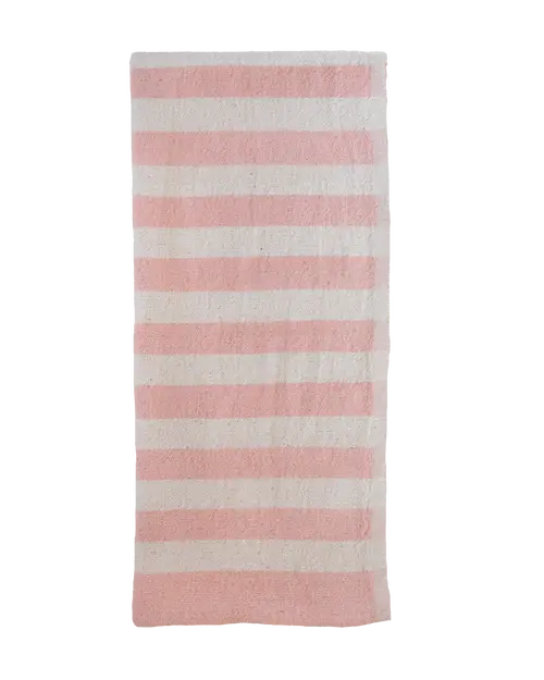 KD WEAVE Stripe Hand Towel - Blush