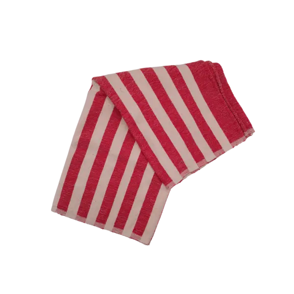KD WEAVE Stripe Towel - Red