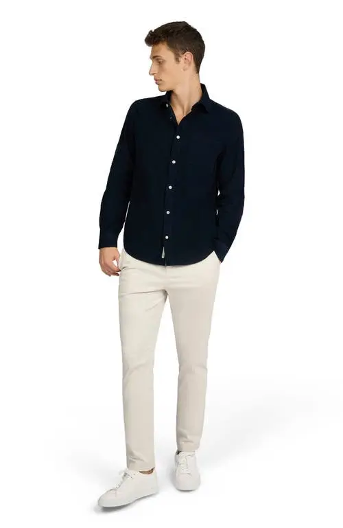 Onia Micro Cord Long Sleeve Button Down