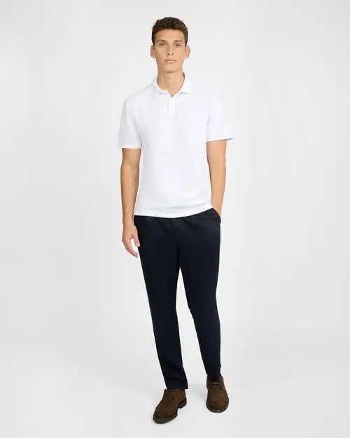 Onia Short Sleeve Pique Polo - White