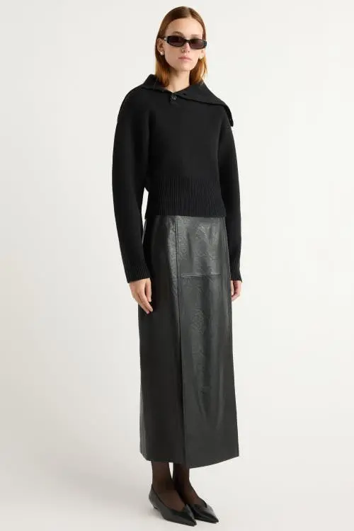 Modern Citizen Rama Vegan Leather Maxi Skirt
