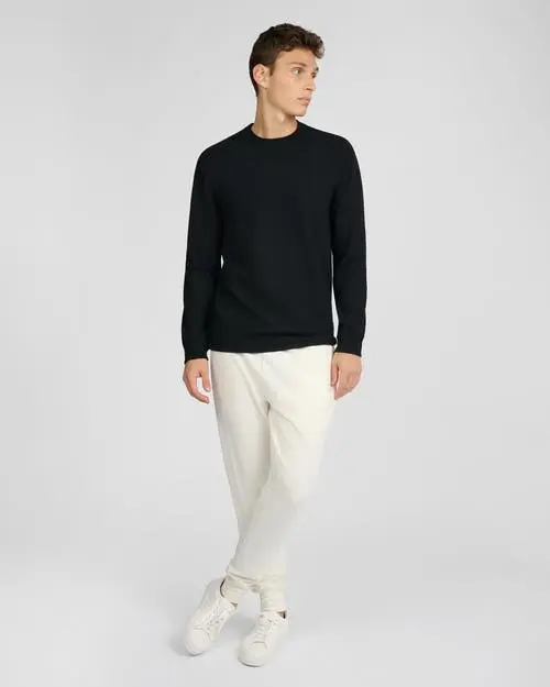 Onia Waffle Crewneck - Black