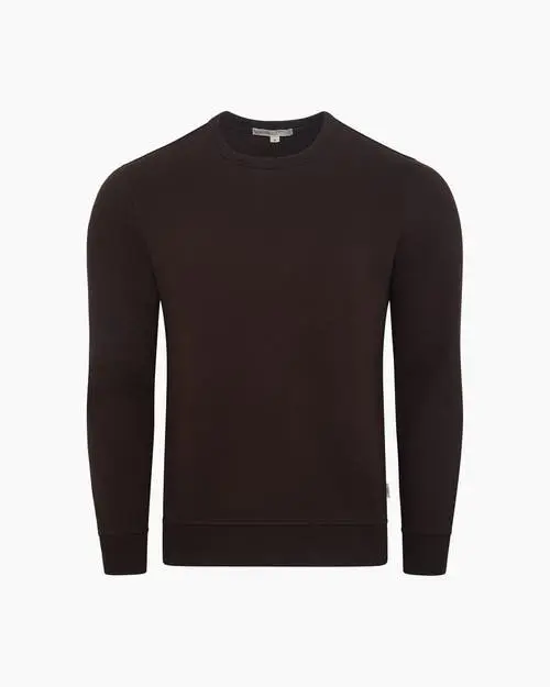 Onia Crewneck Heavyweight Terry Sweater - Dark Java
