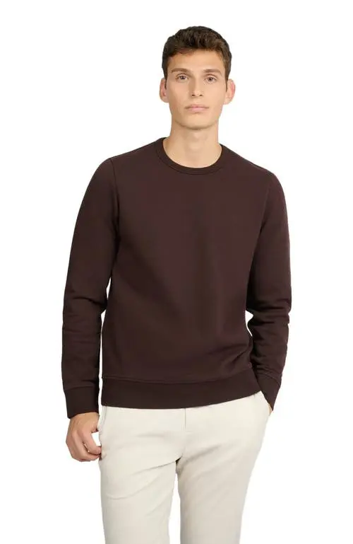Onia Crewneck Heavyweight Terry Sweater - Dark Java