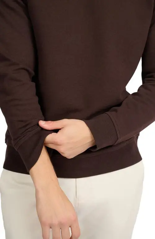 Onia Crewneck Heavyweight Terry Sweater - Dark Java