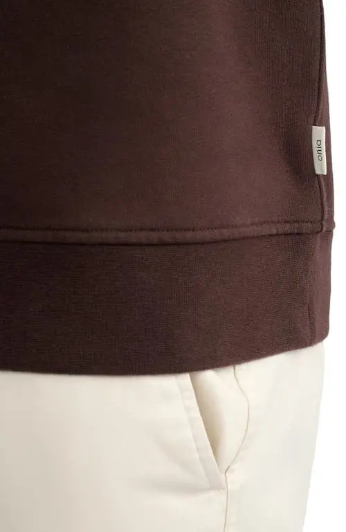 Onia Crewneck Heavyweight Terry Sweater - Dark Java