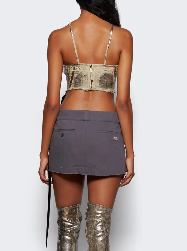 Rick Owens Denim Top - Silver