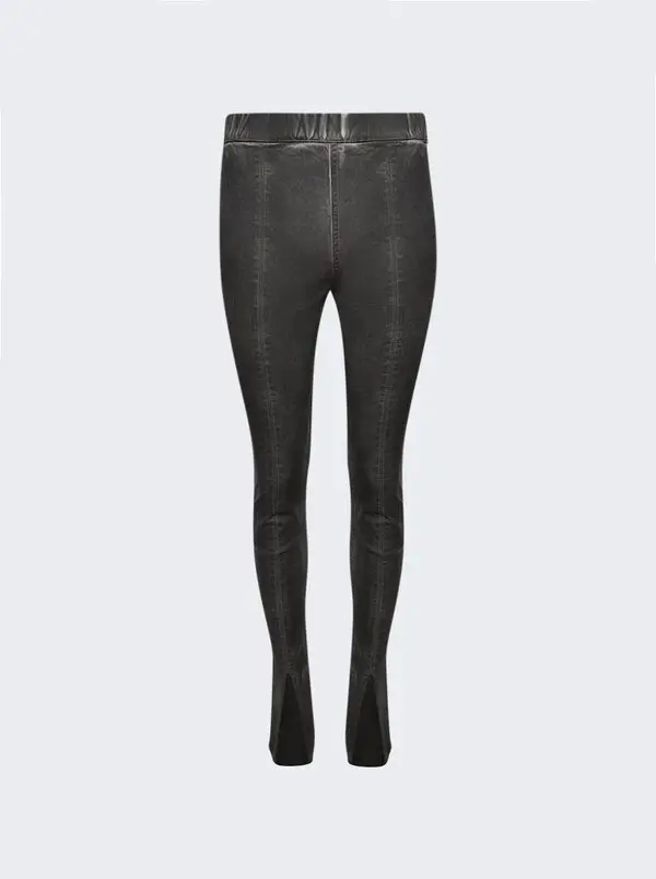 Rick Owens Slit Front Leggings - Brown