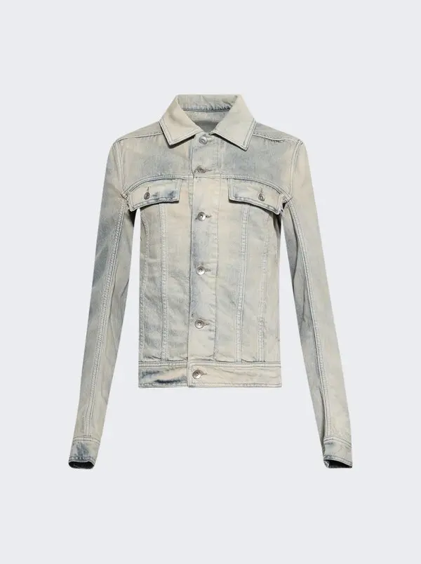 Rick Owens Trucker Worker Denim Jacket - Blue