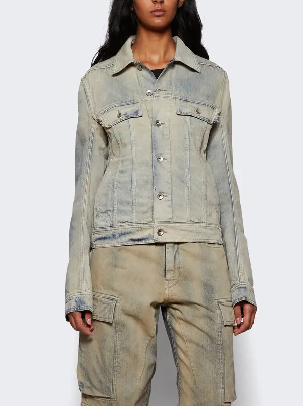 Rick Owens Trucker Worker Denim Jacket