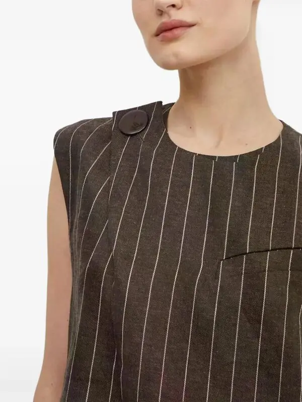Day Birger Et Mikkelsen Pinstripe Patterned Top