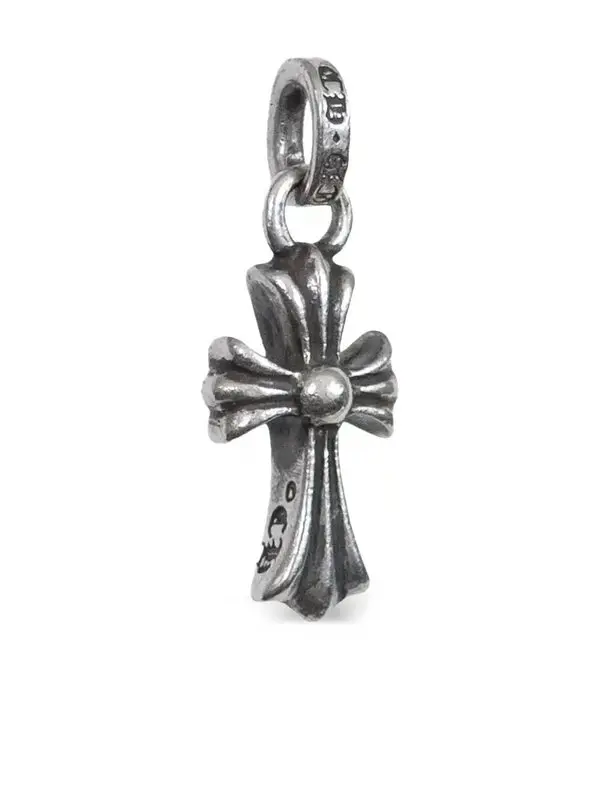 Chrome Hearts Cross Baby Fat Pendant - Silver