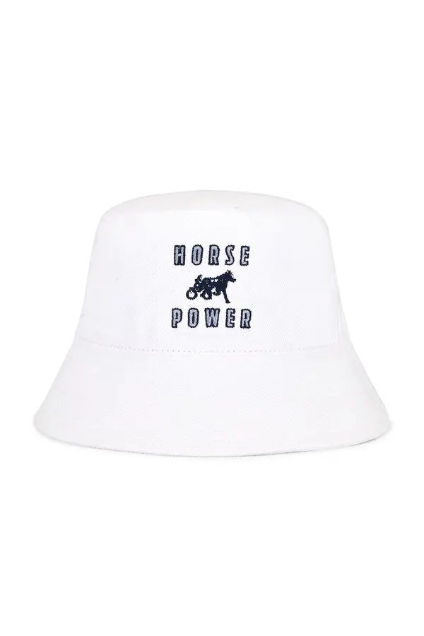 SIEGELMAN STABLE Embroidered Bucket Hat - White