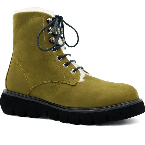 AMALFI BY RANGONI Rivoli Faux Shearling Bootie - Carciofo
