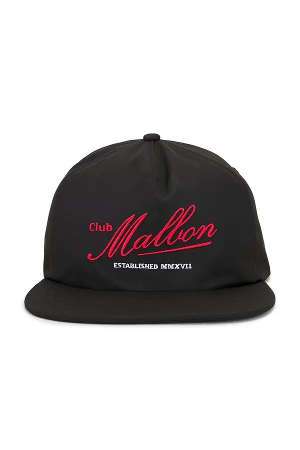 MALBON Members Snapback Hat - Black