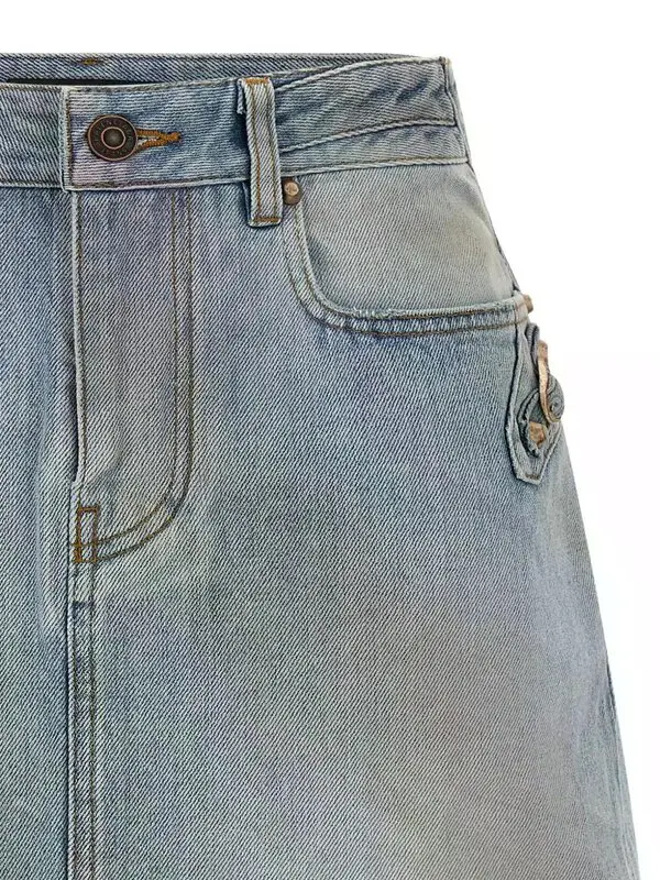 Balenciaga City Raw-cut Mini Skirt
