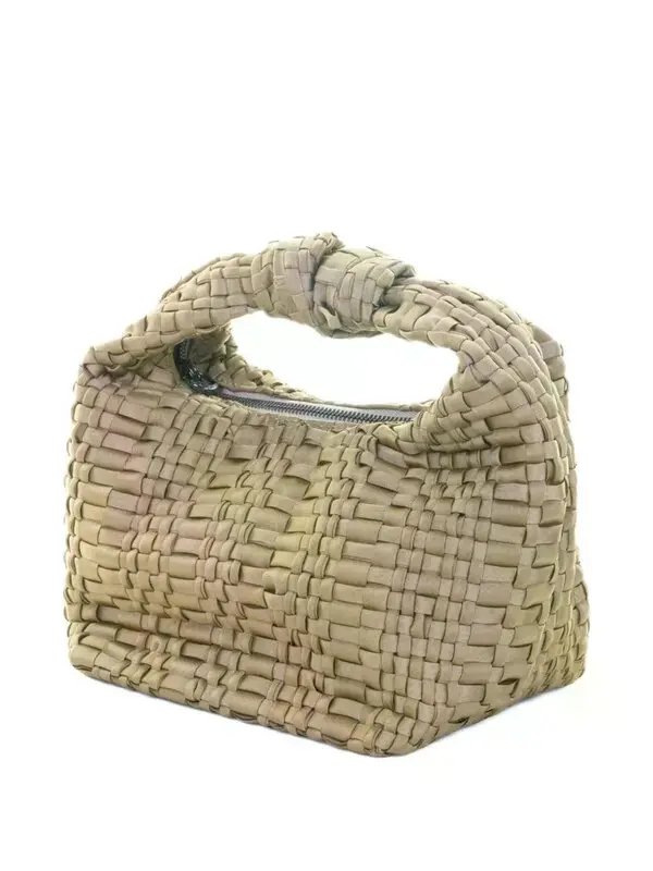 Maria La Rosa Mini Datolite Woven-texture Shoulder Bag - Neutrals